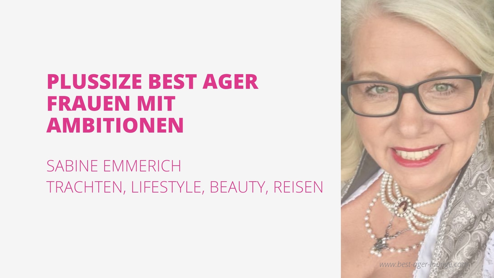 Plussize Best Ager mit eigenem EPaper Magazin - Best Ager Lounge